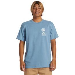 Quiksilver T-Shirt &raquo;Tropical Breeze&laquo; Blue Shadow M M Stoff: Baumwollstoff [200 g/m2]