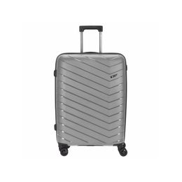 Check.In Orlando - 4-Rollen-Trolley 67 cm (gelb) in silber | Gr.: onesize