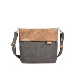 Zwei Olli OT8 - Schultertasche 25 cm (salbei) in graphit | Gr.: onesize