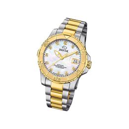 Analog-Armbanduhr Jaguar Pro Diver silber, gold gro&szlig; (ca. 40mm) | Gr.: onesize
