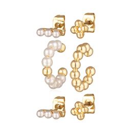 Elli Ohrringe Brass Kugel in Gold | Gr.: onesize