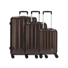 Check.In London 2.0 Trolley-Set 3tlg. (orange) in carbon champagner | Gr.: onesize