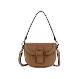 Bugatti Zita - Schultertasche 20.5 cm (schwarz) in cognac | Gr.: onesize