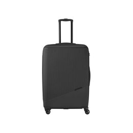 Travelite Bali - 4-Rollen-Trolley L 77 cm (weiß/cognac) in schwarz | Gr.: onesize