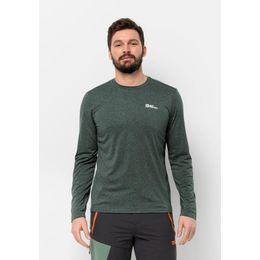 Jack Wolfskin Rundhalspullover &raquo;SKY THERMAL L/S M&laquo; black-olive XXXL (60) XXXL (60) Leichtes Baselayer-Longsleeve