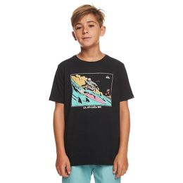 Quiksilver T-Shirt »Night Session« schwarz 10 10 Stoff: Baumwoll-Jersey-Stoff [160 g/m2]