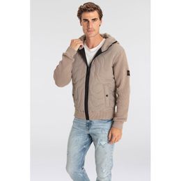 BOSS Orange Steppjacke »Kalbero« mit Kapuze mit Kapuze Open Brown246 XXL XXL Jacke von BOSS Orange Menswear