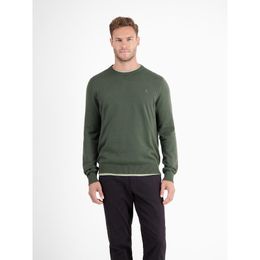 Lerros Strickpullover &raquo;Crewneck Strickpullover&laquo; CHILLED OLIVE S S Lebendige Struktur-Strickoptik