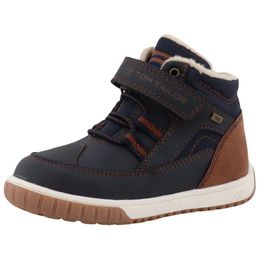 Tom Tailor Winterboots, Klettschuh, High-Top-Sneaker, Outdoorschuh mit Kontrastnähten navy-braun 29 29 Winterboots mit Innenreißverschluss,...