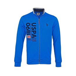 U.S. Polo Assn. Jacke 'Full Zip' in blau | Gr.: 3XL