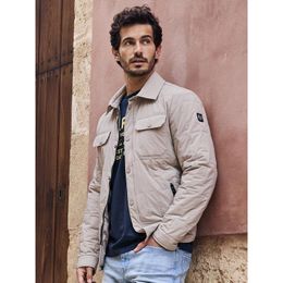 Lerros Hemdjacke &raquo;Overshirt-Jacke, leicht gef&uuml;ttert&laquo; ohne Kapuze Wasserabweisend BEIGE 3XL 3XL Modisches Overshirt