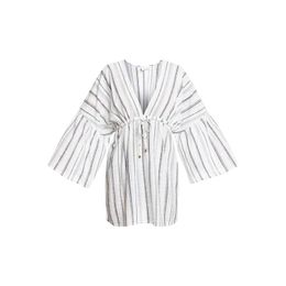 Roxy Strandkleid &raquo;Mellow Days&laquo; Bright White Misquine Stripes XS - US-Gr&ouml;&szlig;en US-Gr&ouml;&szlig;en XS Stoff: Slub-Stoff aus Baumwolle [110 g/m2]