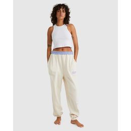 Billabong Jogger Pants &raquo;Later Days&laquo; White Sand L L Material: Fleece-Mischgewebe aus Baumwolle...