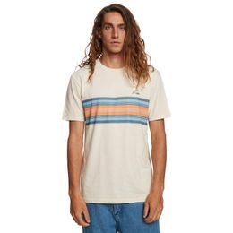 Quiksilver T-Shirt &raquo;Everyday Stripe&laquo; wei&szlig; S S Stoff: Baumwoll-Jersey-Stoff [160 g/m2]