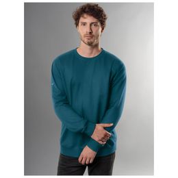 TRIGEMA Sweatshirt &raquo;Sweatshirt&laquo; petrol S S Sweat-Qualit&auml;t