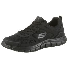 Skechers Sneaker »Track-Scloric«, Freizeitschuh, Halbschuh, Schnürschuh mit Memory Foam schwarz 43 43 Modischer Sneaker aus Textil und Leder