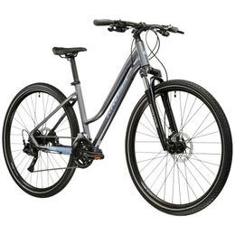 Crossrad &raquo;Crossrad Damen 28" Evado 5.0 grau 18 G&auml;nge&laquo; 18 Gang Shimano CUES U3020 Schaltwerk Kettenschaltung Crossrad
