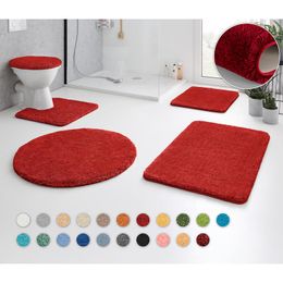 Kleine Wolke Badematte &raquo;RELAX&laquo; H&ouml;he 30 mm rutschhemmend beschichtet fu&szlig;bodenheizungsgeeignet Badteppich, Uni Farben, rechteckig, rund & als Set...