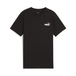 Puma T-Shirt "ESS 2 COLOR Small No.1 Logo Tee B" in Schwarz | Gr.: 164
