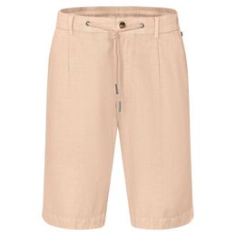 Bugatti Herren Bugatti Bermudas aus Leinen-Baumwollmix beige 50, Normalgr&ouml;&szlig;en