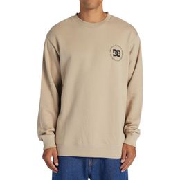 DC Shoes Sweatshirt &raquo;Concrete&laquo; Plaza Taupe L L Umweltfreundliches Material: French Terry...