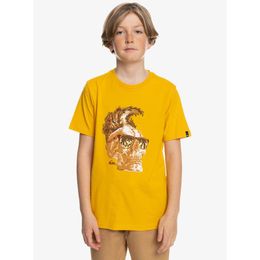Quiksilver T-Shirt »Smoke Screen« Golden Rod 12(148-156cm) 12(148-156cm) Stoff: Leichter Baumwolljersey
