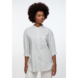 Eterna Hemdbluse &raquo;OVERSIZE FIT&laquo; gr&uuml;n 40 40 Steh-Kragen