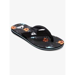 Quiksilver Sandale &raquo;Molokai Layback&laquo; Black/Orange/Blue 9(42) 9(42) Obermaterial: Obermaterial aus Baumwoll-Canvas