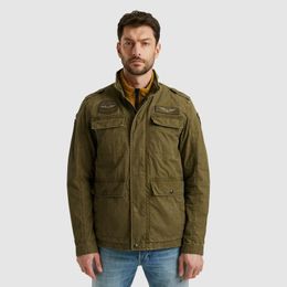 PME-Legend Pme Legend Herren PME LEGEND Canvasjacke mit aufgesetzten 2- Wegetaschen gr&uuml;n XL