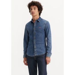 Levi's LEVI'S Jeanshemd »LS BATTERY HM SHIRT SLIM« aus pflegeleichtem Baumwollmix TRINITY MEDIUM WASH M - N-Gr N-Gr M Jeanshemd LS BATTERY HM SHIRT SLIM...