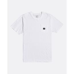 Billabong T-Shirt »Stacked« White S S Kurze Ärmel