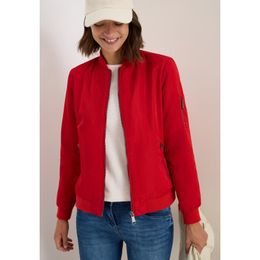 Cecil Blouson mit Taschen fiery red L (42) L (42) Nylon-Look Blouson