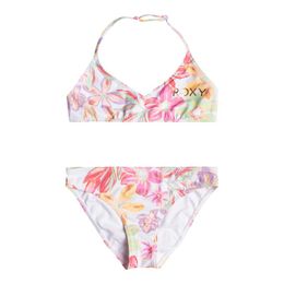 Roxy Triangel-Bikini &raquo;Tropical Time&laquo; Bright White Bayside Blooms 10(140-148cm) - Cup B Cup B 10(140-148cm) Material: Weiches, ,...