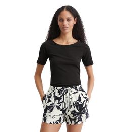 Marc O'Polo MARC O'POLO Shorts &raquo;Mix & Match Cotton Modal Jersey&laquo; mit Allover-Print, im lockeren Regular Fit black/white cotton print XL - N-Gr N-Gr XL...