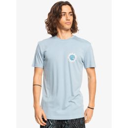 Quiksilver T-Shirt &raquo;Sunburnt Daze&laquo; Ashley Blue XXL XXL Material: Interlock-Stoff aus Viskose und...