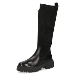 Caprice Damen Winterstiefel , Blockabsatz, Stiefel, Langschaftstiefel in bequemer Weite schwarz 40, Normalschaft