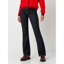 Toni 5-Pocket-Hose &raquo;Perfect Shape Bootcut&laquo; mit Kontrastn&auml;hten rinsed blue 48 - N-Gr N-Gr 48 Bootcut- Hose von Toni Dress