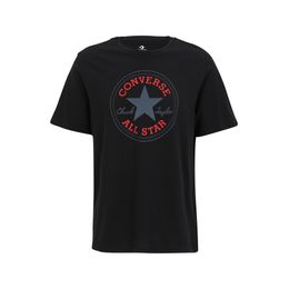Converse T-Shirt 'ARCH' Herren Gr&ouml;&szlig;e M dunkelgrau / rot / schwarz
