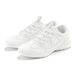 Lascana Sneaker &raquo;Freizeitschuh, Halbschuh, &laquo; zum Reinschl&uuml;pfen mit elastischen Schn&uuml;rb&auml;ndern VEGAN wei&szlig; 43 43 Mit elastischen Schn&uuml;rb&auml;ndern f&uuml;r...