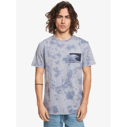 Quiksilver T-Shirt »Smiley Wave« Purple Impression L L Ärmel: kurzärmlig