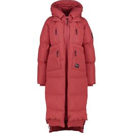 alife and kickin ALIFE & KICKIN Winterjacke &raquo;Damen RihannaAK A&laquo; mit Kapuze Langer, warmer Wintermantel mit gro&szlig;er Kapuze und Fleece Innenfutter astro dust L L Super...