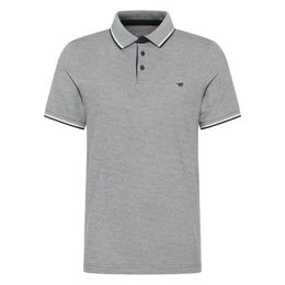Mustang Kurzarmshirt »Herren Style Palco« grau L L Lässig geschnittenes Poloshirt