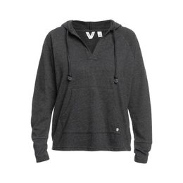 Roxy Hoodie &raquo;Destination Surf&laquo; Anthracite L L Stoff: Slub-Mischgewebe aus Baumwolle und...