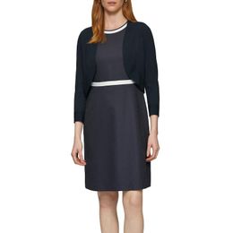 s.Oliver BLACK LABEL Strickjacke mit Blende BLUE 42 42 Strickbolero von s.Oliver BLACK LABEL