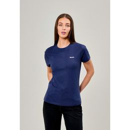 Bench. Damen Rundhalsshirt &raquo;ALCYONE&laquo; blau 38
