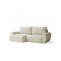 Höffner Ecksofa Numba ¦ creme ¦ Maße (cm): B: 253 H: 88 » Höffner
