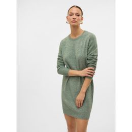 V&eacute;ro Moda VERO MODA Strickkleid &raquo;VMDOFFY LS O-NECK DRESS GA NOOS&laquo; Laurel Wreath Detail:MELANGE M - N-Gr N-Gr M Elastisches Material: passt sich perfekt...