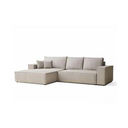 Höffner Ecksofa Maze ¦ beige ¦ Maße (cm): B: 294 H: 70 » Höffner