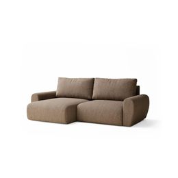 Höffner Ecksofa Numba ¦ braun ¦ Maße (cm): B: 253 H: 88 » Höffner