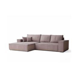 Höffner Ecksofa Maze ¦ lila/violett ¦ Maße (cm): B: 294 H: 70 » Höffner